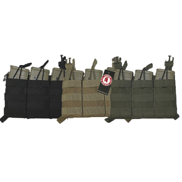 Condor Triple Stacker Open-Top M4 Mag Pouch - Black - Urban Patriot